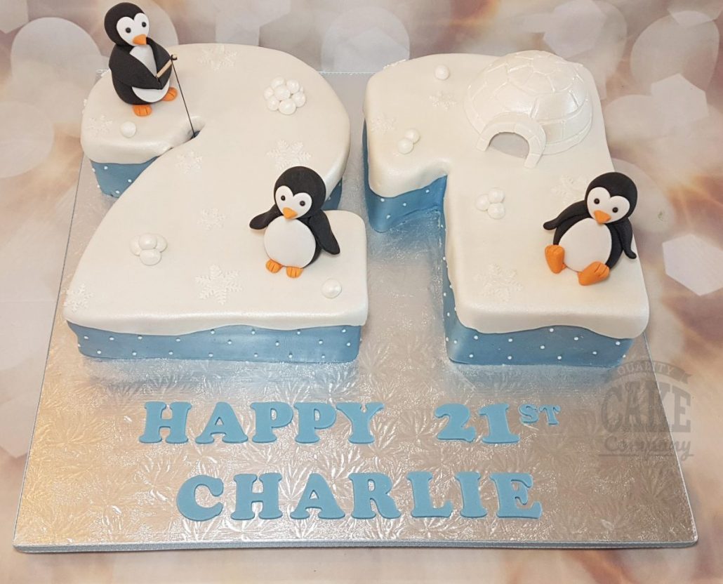 Τουρτα Αριθμος Happy Feet Πιγκουινακια - Lateau