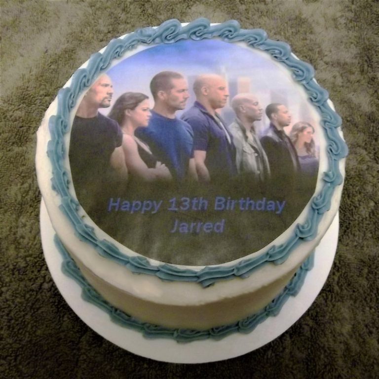Fast and Furious Cake No 5 - Lateau