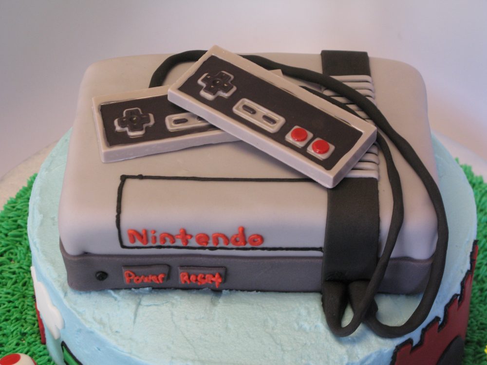 Nintendo Cake - Lateau