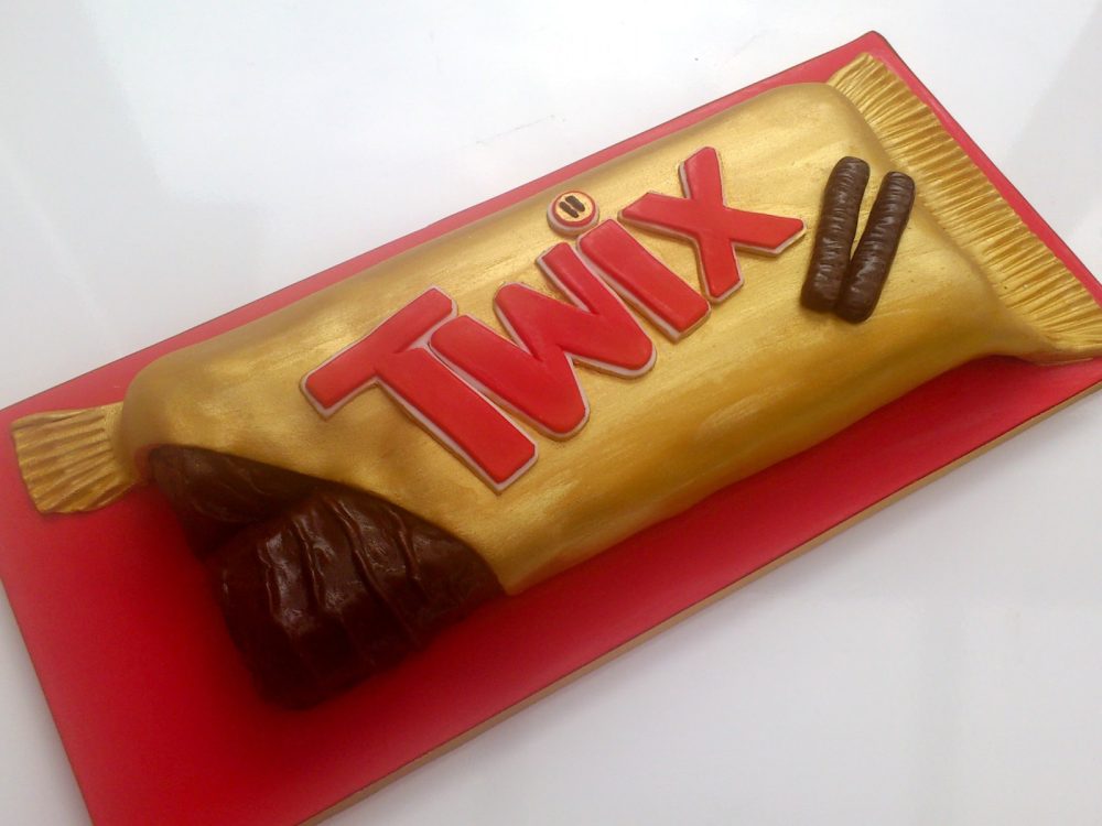 Twix Bar cake - Lateau